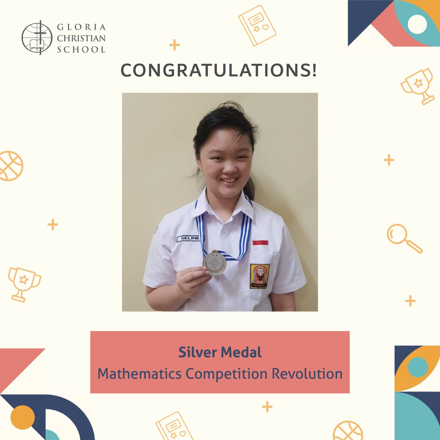 Silver Medal – Lomba Mathematics Competition Revolutions – Sekolah ...